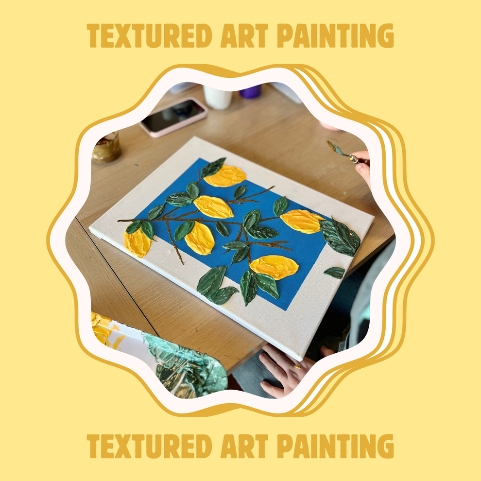 Textured Art Painting - Perth Painting Workshops – The Sunshine Lane